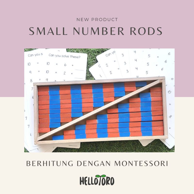 Jual Small Number Rods Montessori | Shopee Indonesia