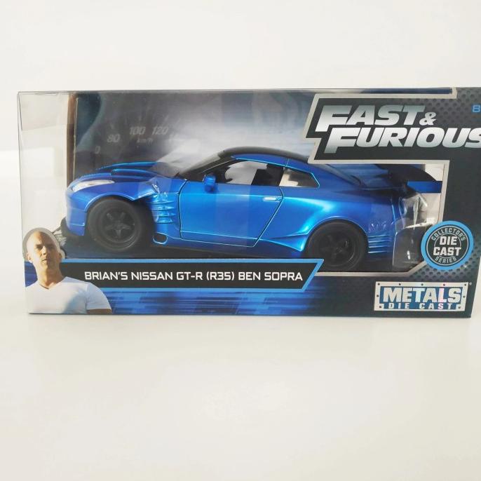 Jual Jada Fast Furious Brian's Nissan Skyline GTR R35 Skala 1 24 ...