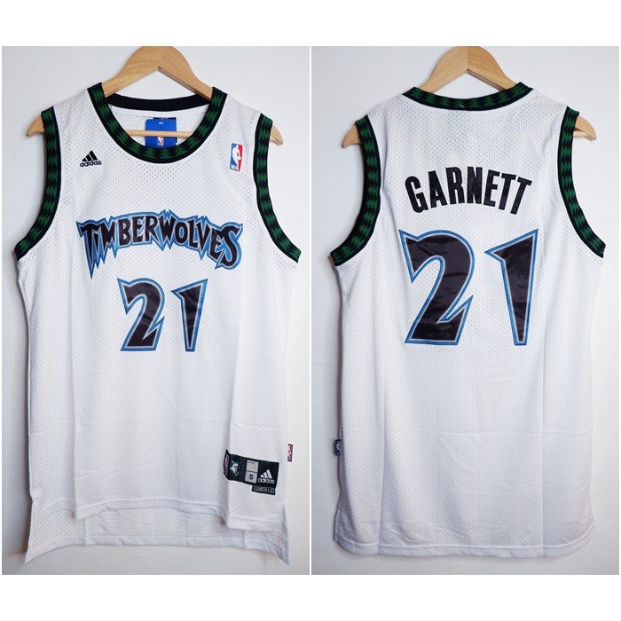 Jual JERSEY BASKET NBA CLASSIC HWC TIMBERWOLVES #21 KEVIN GARNETT HITAM ...