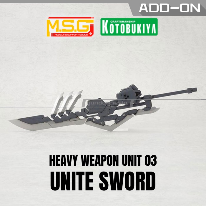 Jual MSG Unite Sword – Heavy Weapon Unit 03 | Shopee Indonesia