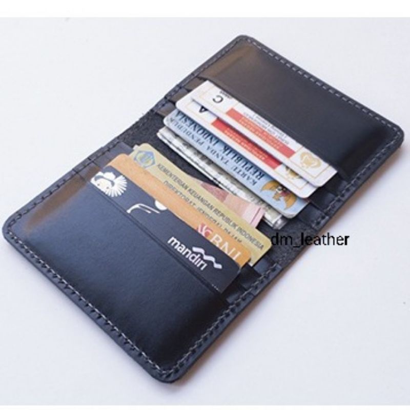 Jual Dompet kartu kulit asli full up 8 slot | Shopee Indonesia