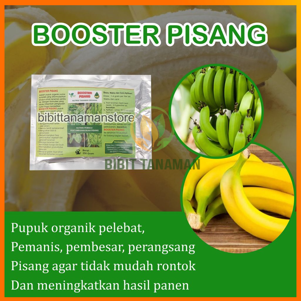 Jual Pupuk Organik Booster Pisang Pemicu Cepat Berbuah Besar dan Lebat | Shopee Indonesia