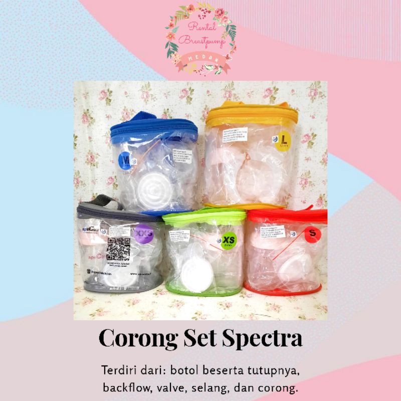 Jual Spectra Corong Set Sparepart Pompa Asi / Premium Breast Shield Set ...