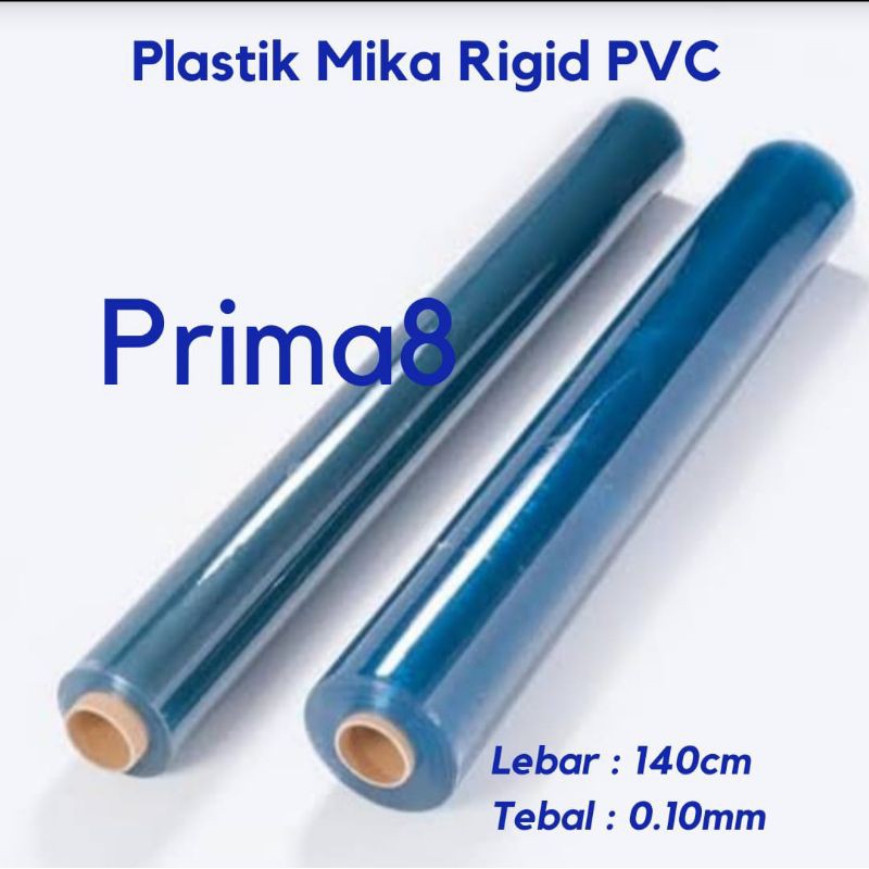 Jual Plastik Mika Rigid Kaku PVC Clear Bening Tebal 0,10 0.10mm Lebar 140cm,1 Rol | Shopee Indonesia