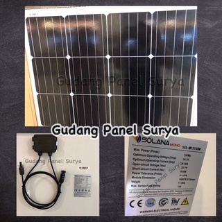 Jual Panel Surya Solar Panel Solarcell SOLANA MONO 150WP 150 WP ...