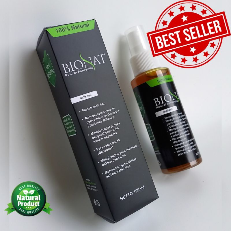 Jual BIONAT Spray Natural Antiseptik Obat pengering luka Diabetes ...