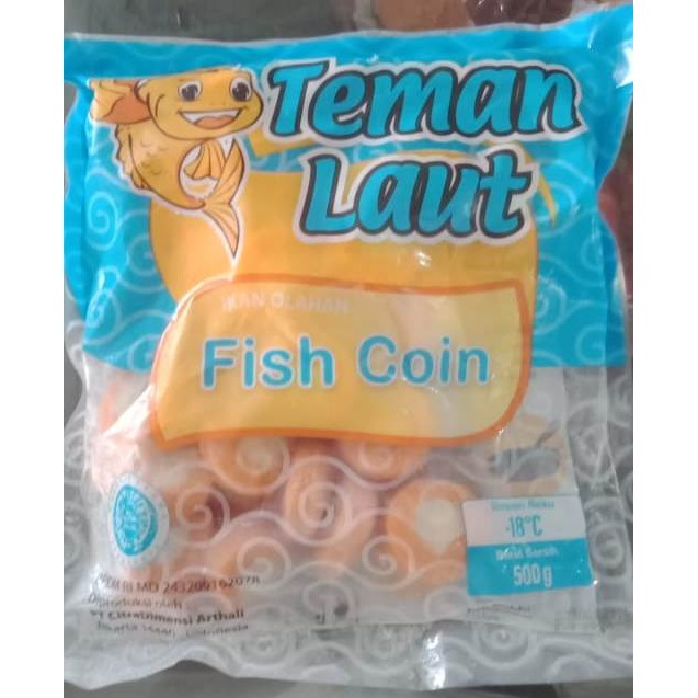 Jual TEMAN LAUT FISH COIN 500 GR / FISH KOIN | Shopee Indonesia