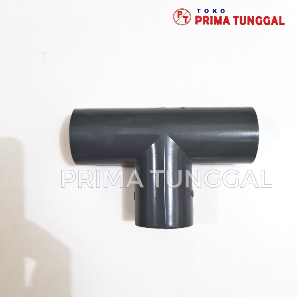 Jual Tee 1/2" Inch PVC Sambungan Cabang 3 Sambungan T Pipa Power ...