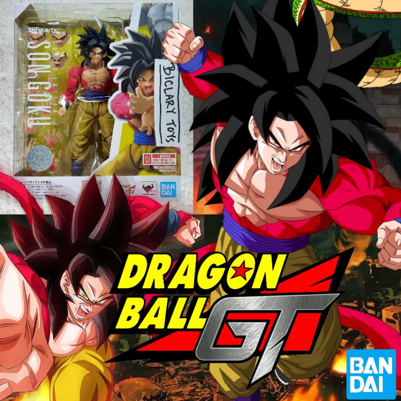 Jual ORIGINAL SHF Songoku Son Goku Super Saiyan 4 SS4 Dragonball GT Z ...