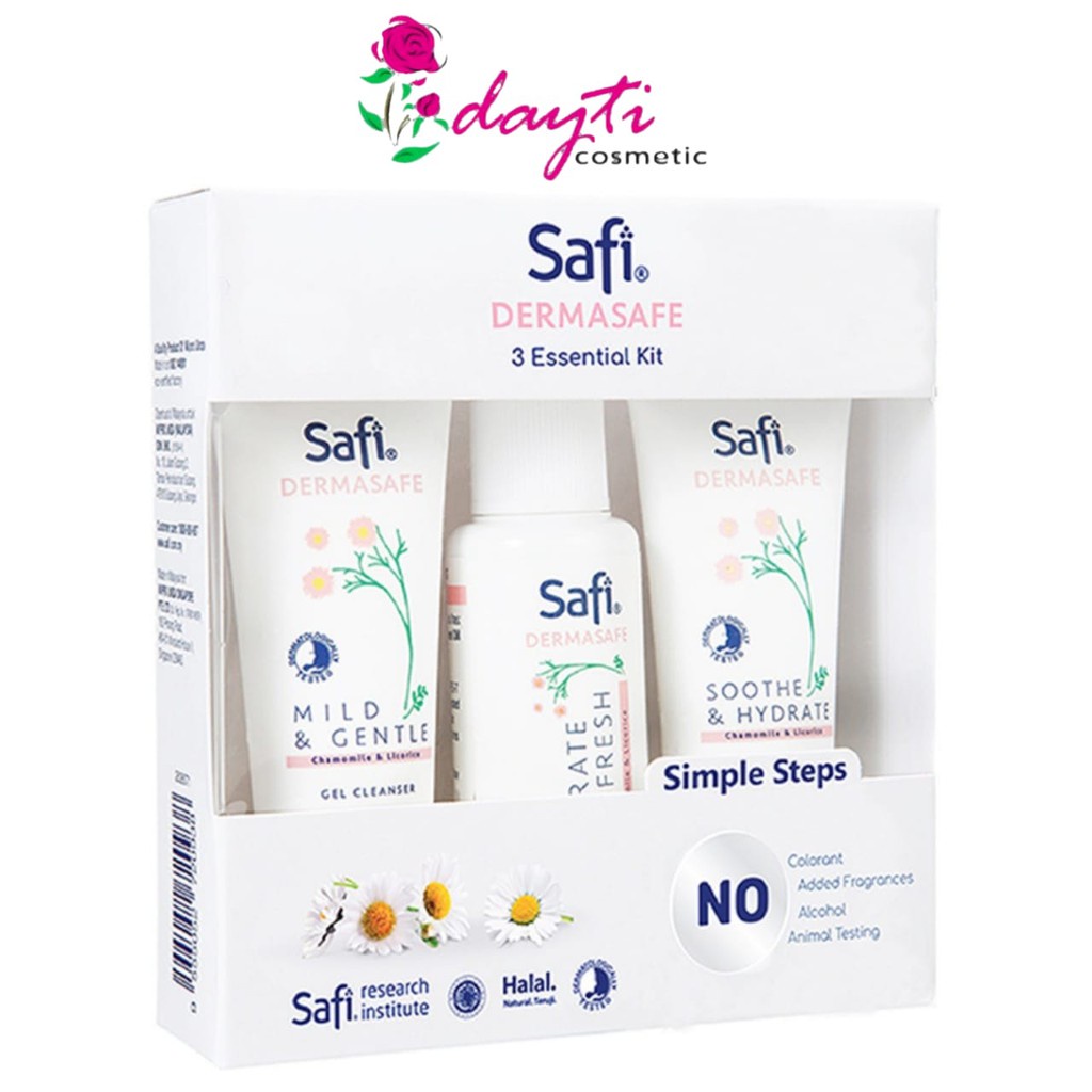 Jual SAFI DERMASAFE MOISTURIZER | GEL CLEANSER | BOOSTER MIST | MOUSSE ...