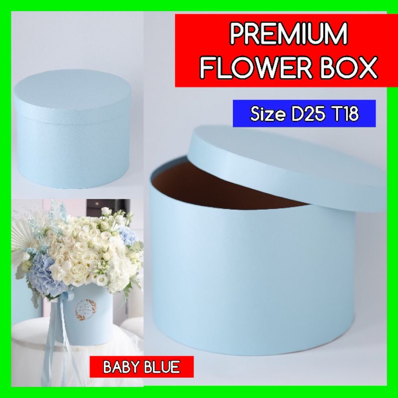 Jual Bloom Box BUNGA PREMIUM WARNA POLOS / FLOWER BOX PREMIUM , BOX BUNGA , VAS BUNGA , BLOOM ...