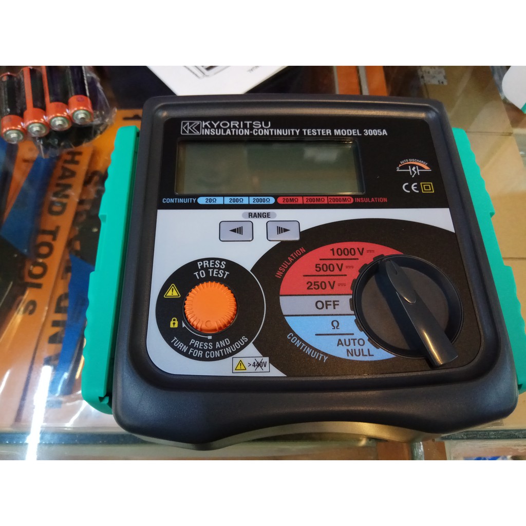 Jual Kyoritsu 3005A Digital Insulation Tester Continuity Tester ...