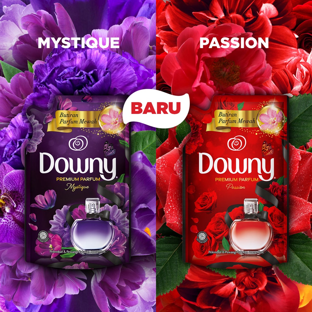 Jual Downy Pelembut dan Pewangi Pakaian Konsentrat Premium Parfum Mystique 950ml | Shopee Indonesia