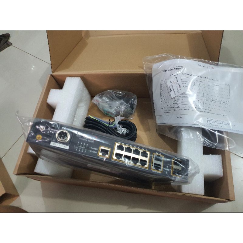 Jual Switch Fiberhome S2208ME-DC 8 port Managed sfp fengine s2200 ...