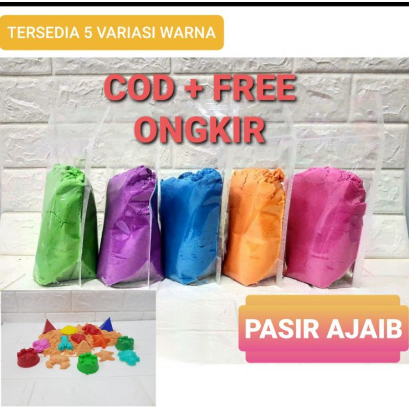 Jual Sand Foodgrade 250gr warna / Pasir Edible / Mainan Pasir Pantai ...