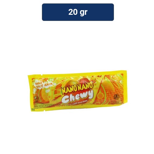 Jual Nano Nano Permen Chewy Kulit Jeruk 20 gr | Shopee Indonesia