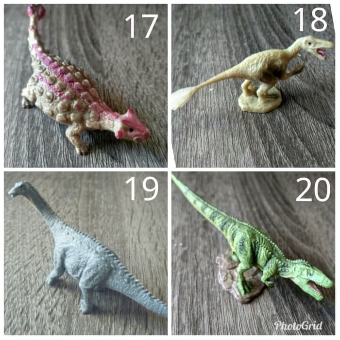 Jual Mainan Dinosaurus MD Velociraptor Apatosaurus Ankylosaurus ...