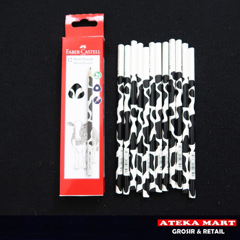 Jual FABER CASTELL PENSIL 2B COW | Shopee Indonesia
