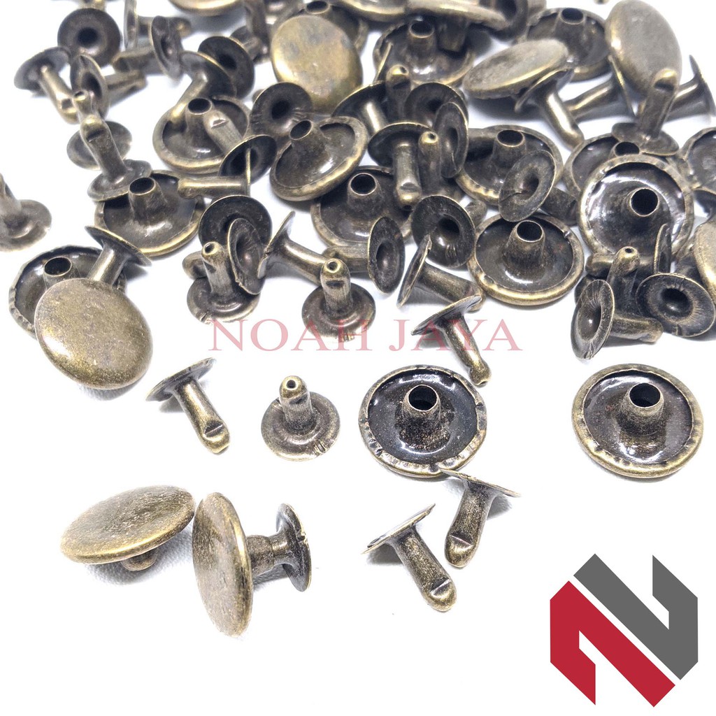 Jual PAKU RIVET DATAR/PAKU CENTANG UKURAN 9 MM PER 100 SET V 810 ATG ...