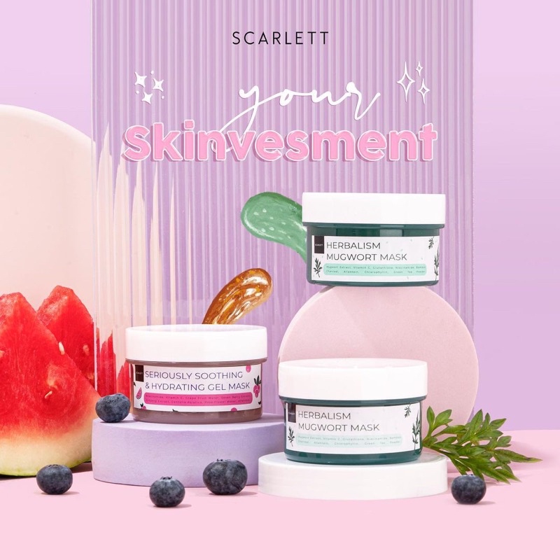 Jual Masker by Scarlett Whitening / Seriously Shooting & Hydrating Gel ...