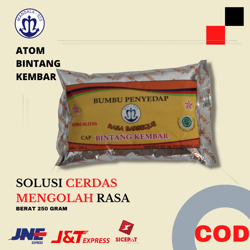 Jual ATOM BINTANG KEMBAR - Bumbu Masak Dapur Bubuk Tabur Instan ...