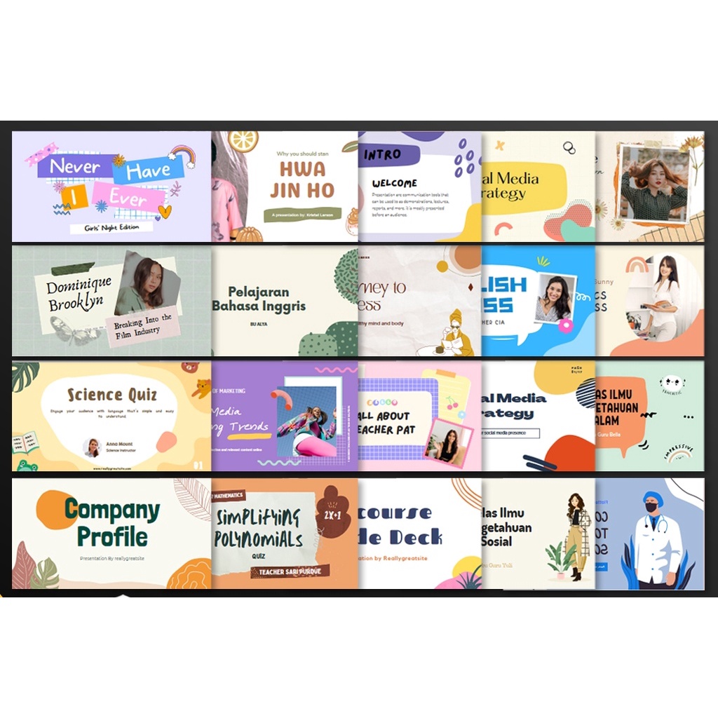 Jual 210+ Template Powerpoint PPT Premium Terbaru | Shopee Indonesia