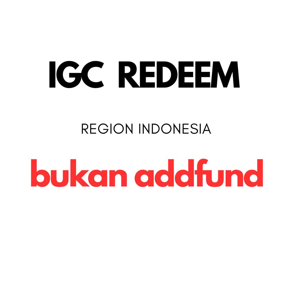 Jual IGC Reedem Code Indonesia | Shopee Indonesia