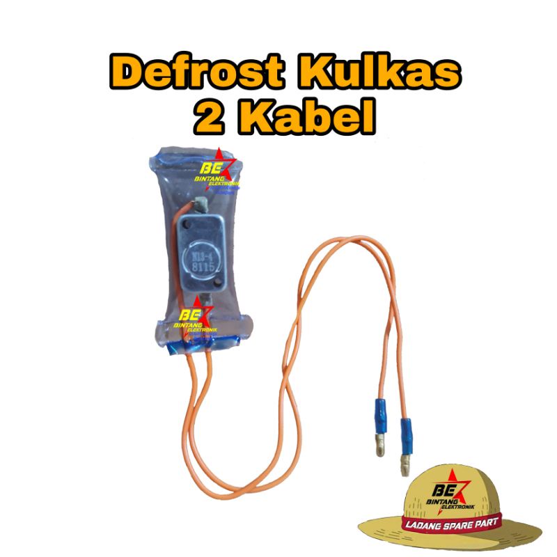 Jual Defrost Kulkas National 2 Kabel Defros Bimetal Fuse Kulkas ...