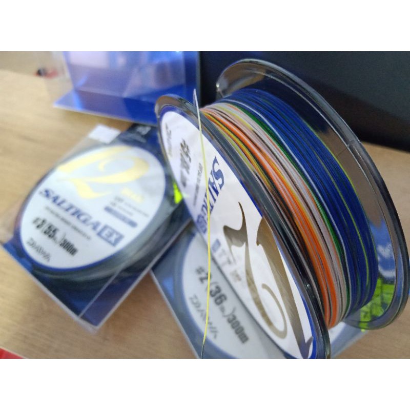 Jual Senar Pancing PE DAIWA SALTIGA UVF X12 MULTI COLOR 300M #2 #3 #4 ...