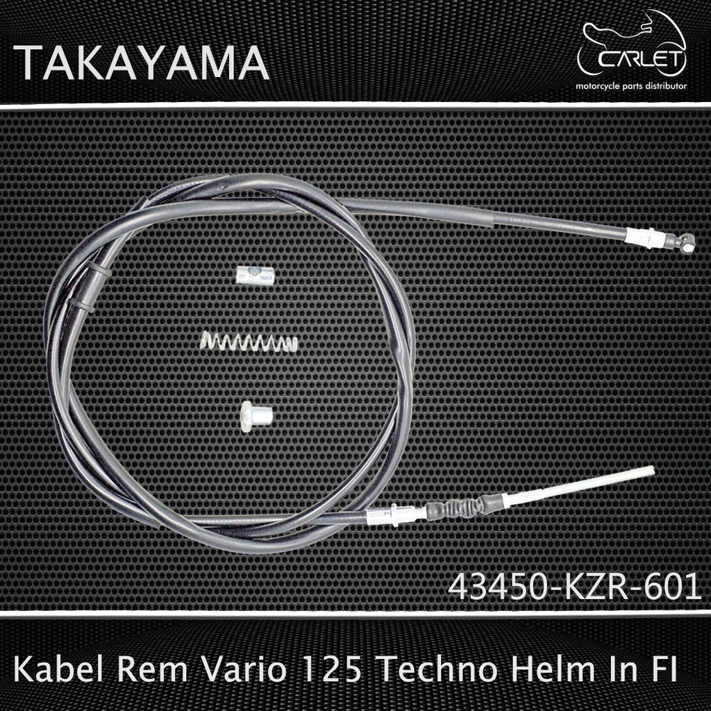 Jual Takayama Kabel Rem / Brake Cable Vario 125 Techno Helm In FI ...