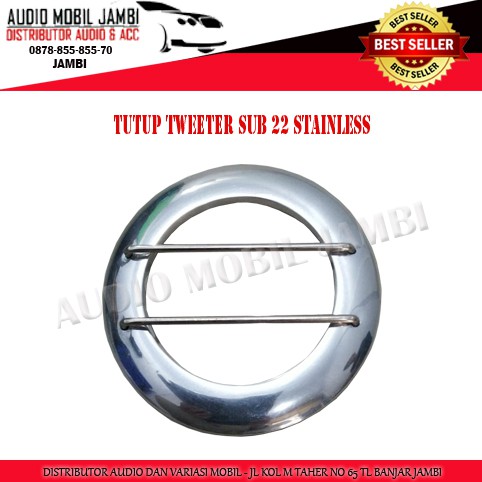 Jual TUTUP TWEETER SUB22 STAINLESS | Shopee Indonesia
