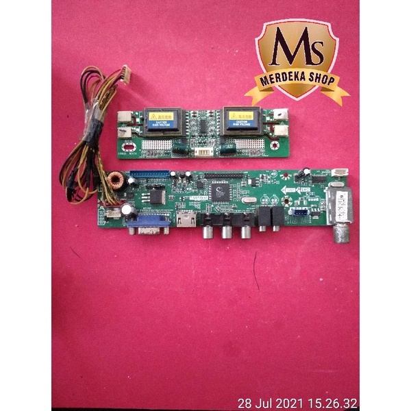 Jual mb mainboard Mhoterboar module mesin tv universal lt-1976wh ...