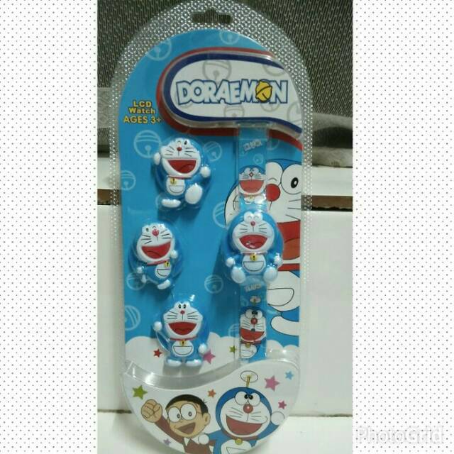 Jual Jam Tangan Kepala Karakter / Jam Tangan Doraemon / Jam Tangan Anak ...