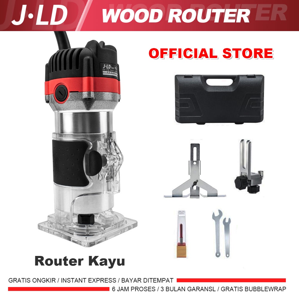 Jual JLD 350W Mesin Router Profil Kayu murah komplit MESIN TRIMMER ...