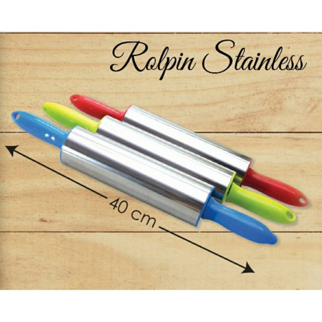 Jual Rolling Pin Stainless (1 Bal 12 Pcs)/ Rolpin/ Alat Perata Adonan ...
