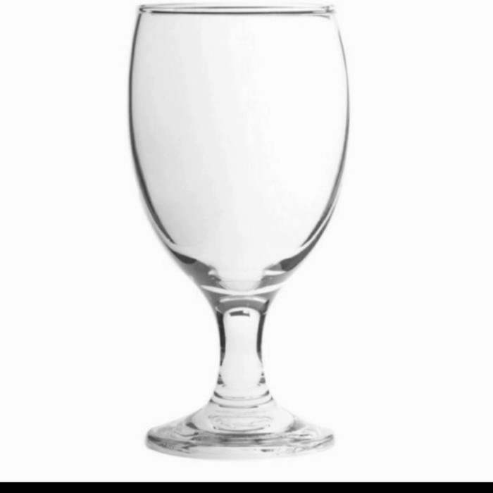 Jual GELAS WINE, GELAS GOBLET, GELAS KAKI 250ML(6 PCS) | Shopee Indonesia