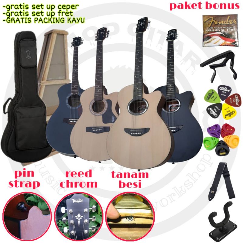 Jual Gitar akustik yamaha apx 500ii custom neck tanam besi gitar ...