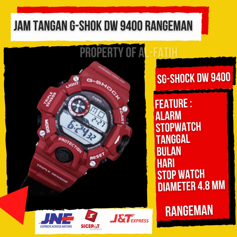 Jual JAM TANGAN CASIO G-SHOCK DW-9400 RANGEMAN DIGITAL | Shopee Indonesia