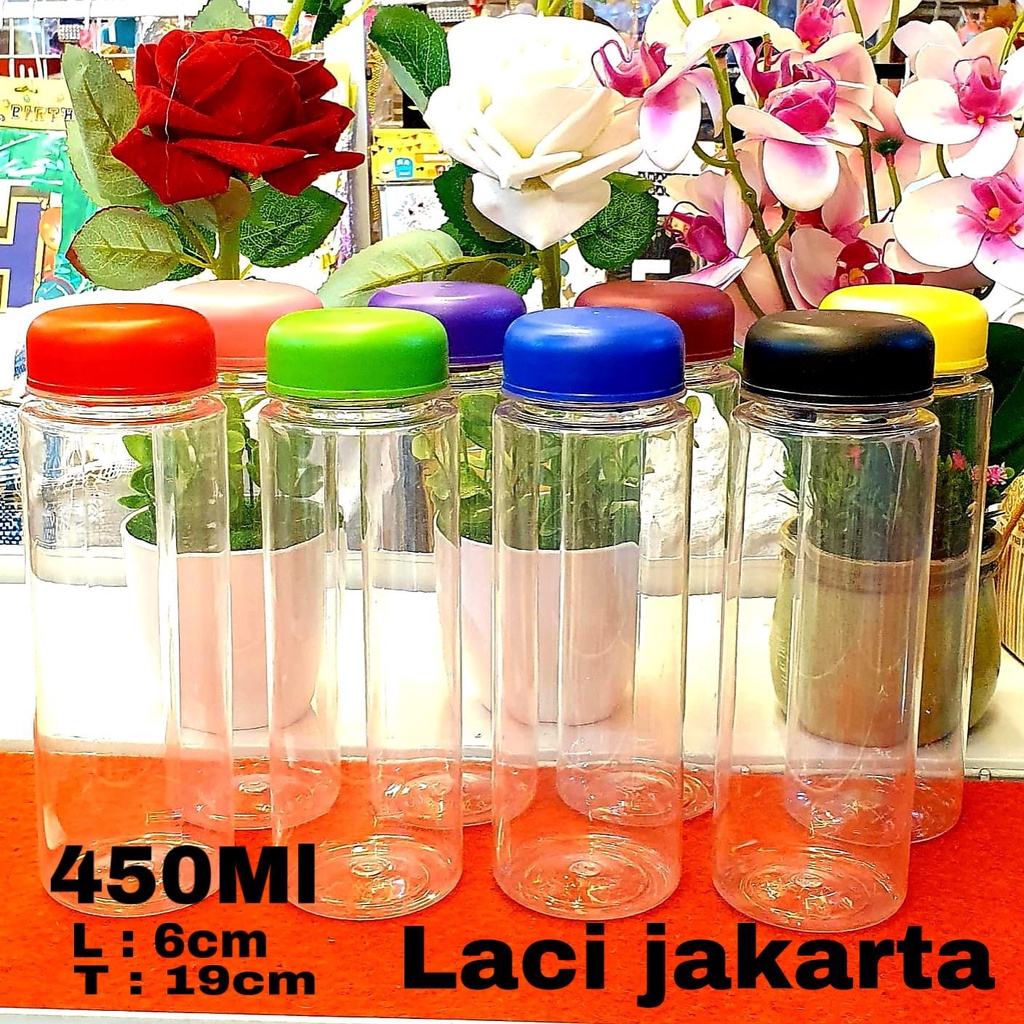 Jual Botol plastik Bening botol bulat botol infuser water botol anak ...