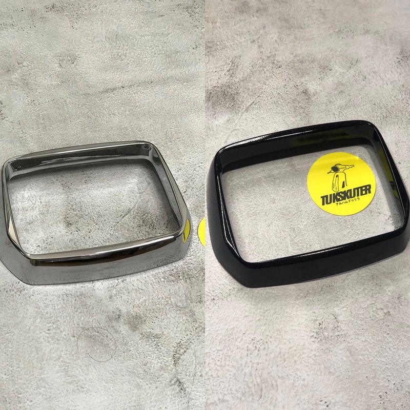Jual list frame headlamp / list lampu utama Vespa S 2v 3v iget Original ...