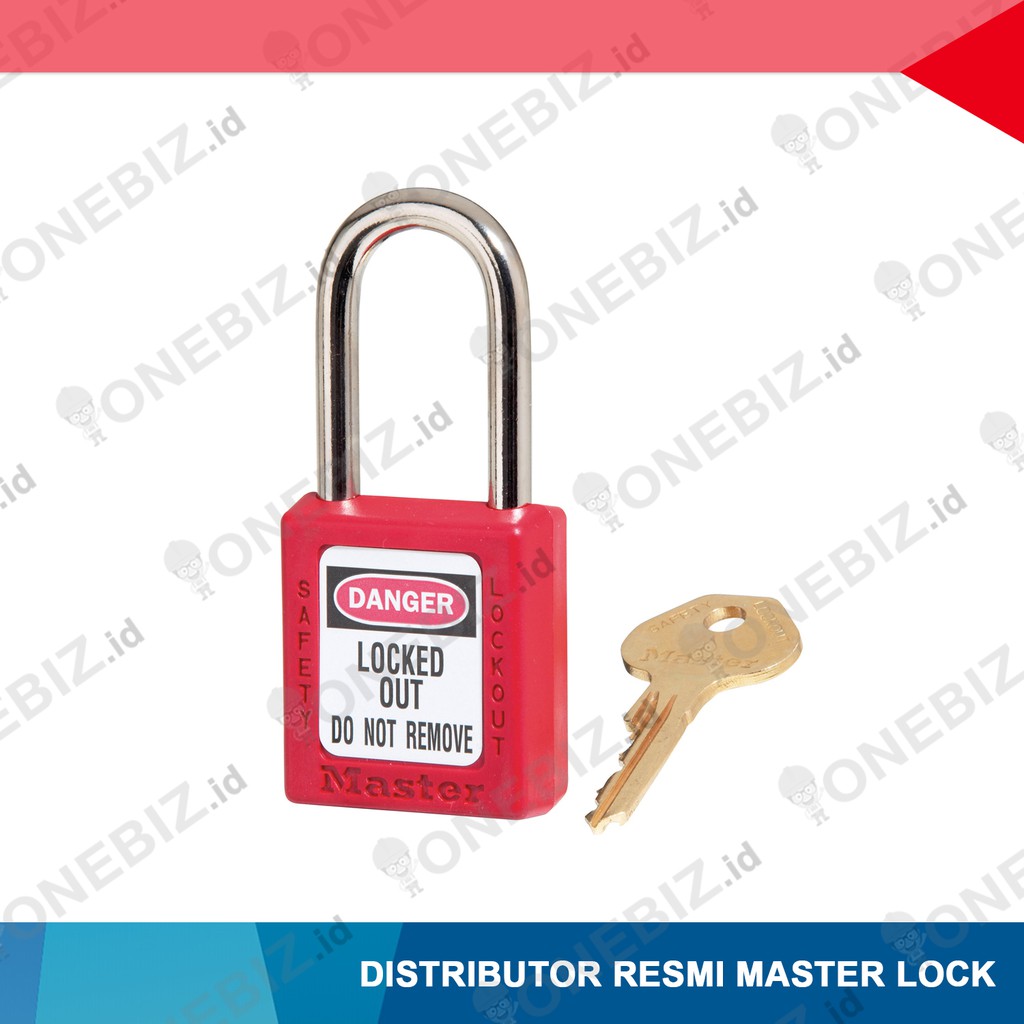 Jual MASTER LOCK 410 RED / 410RED ZENEX SAFETY PADLOCKS GEMBOK ...