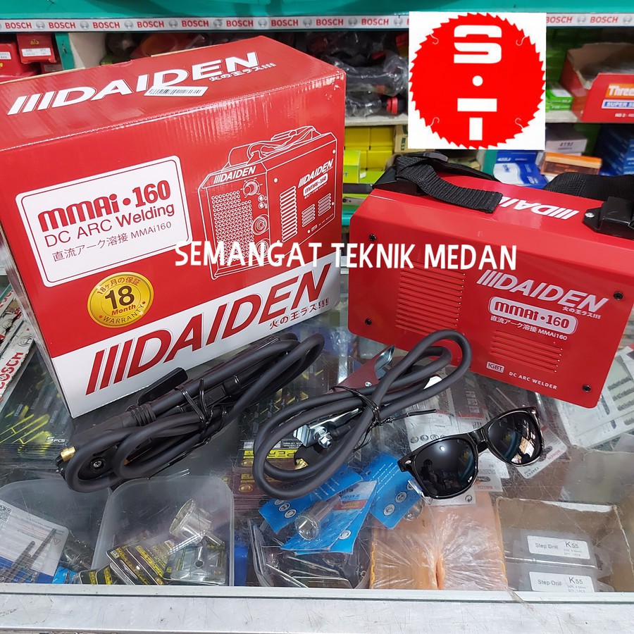 Jual MMAi160A MESIN LAS TRAFO LAS LISTRIK INVENTER NLG DAIDEN MMAi 160 ...