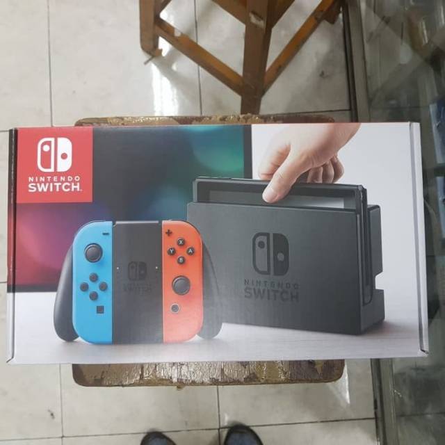 Jual Nintendo switch neon blue and red plus memory 128gb full game ...