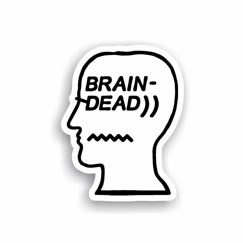 Jual Stiker Brain Dead / Sticker Brain Dead | Shopee Indonesia