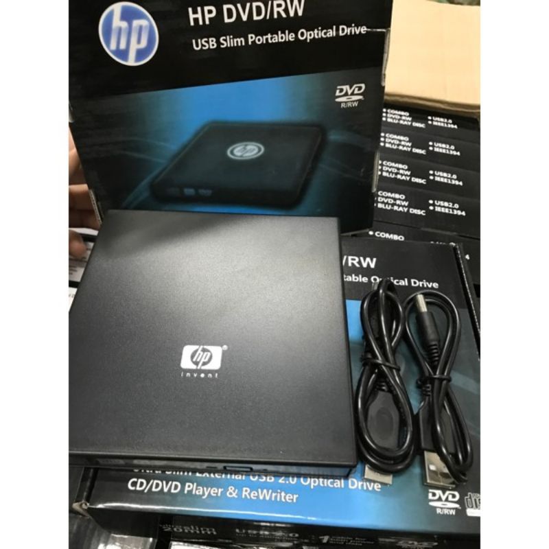 Jual Dvd External Drive HP USB Slim /dvd rw USB 2.0 Slim | Shopee Indonesia