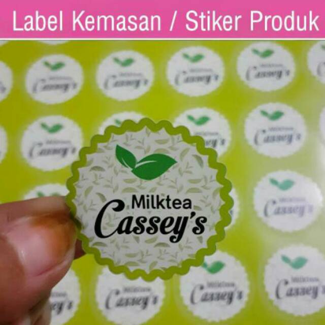 Jual LABEL NAMA, STIKER KEMASAN PRODUK | Shopee Indonesia