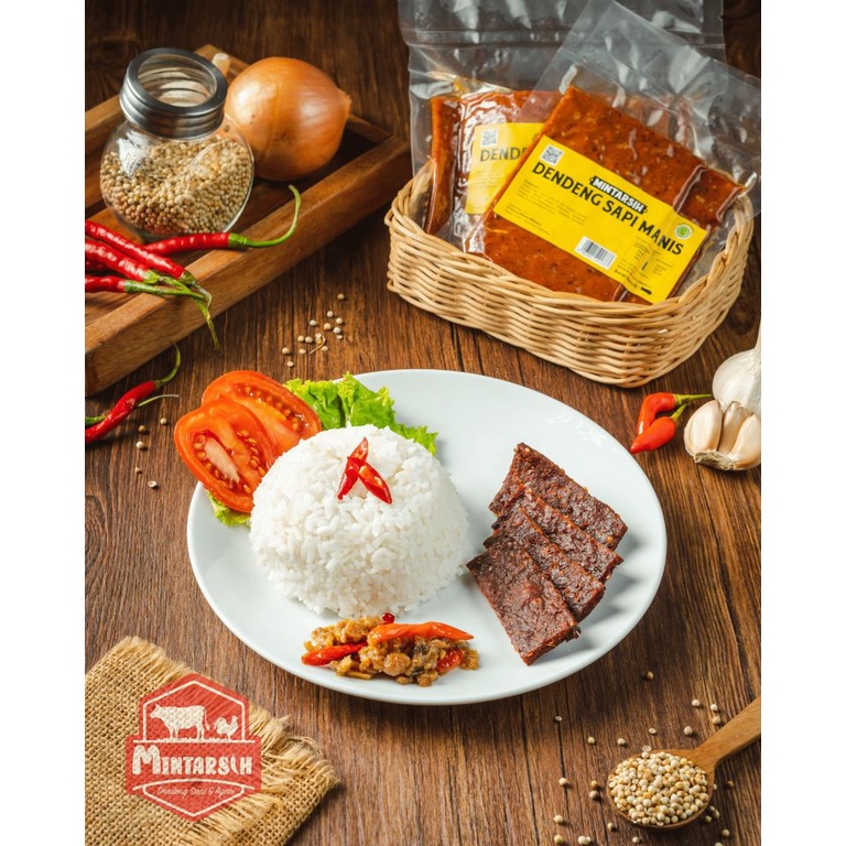 Jual Dendeng Sapi Daging Premium Halal Mintasih 250gr Rasa Manis ...