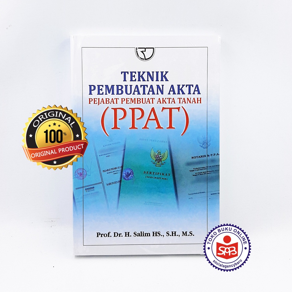 Jual Teknik Pembuatan Akta Pejabat Pembuat Akta Tanah PPAT - Salim HS ...