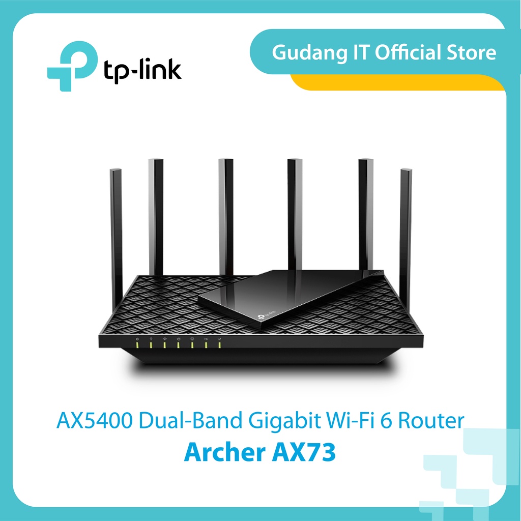 Jual TP-LINK ARCHER AX73 - AX5400 Dual-Band Gigabit Wi-Fi 6 Router ...