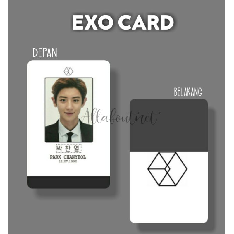 Jual ID CARD EXO | Shopee Indonesia